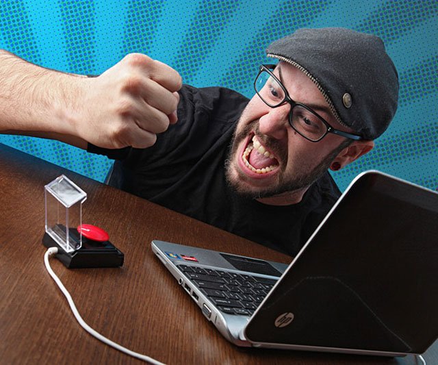 Большая красная кнопка | BroDude.ru